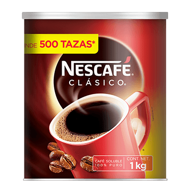Café soluble NESCAFÉ® Clásico® lata 1kg | Nestlé Professional